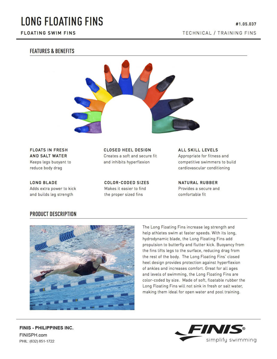 long floating fins – FINIS Philippines