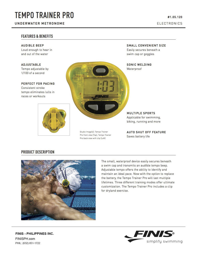 Tempo Trainer Pro – FINIS Philippines